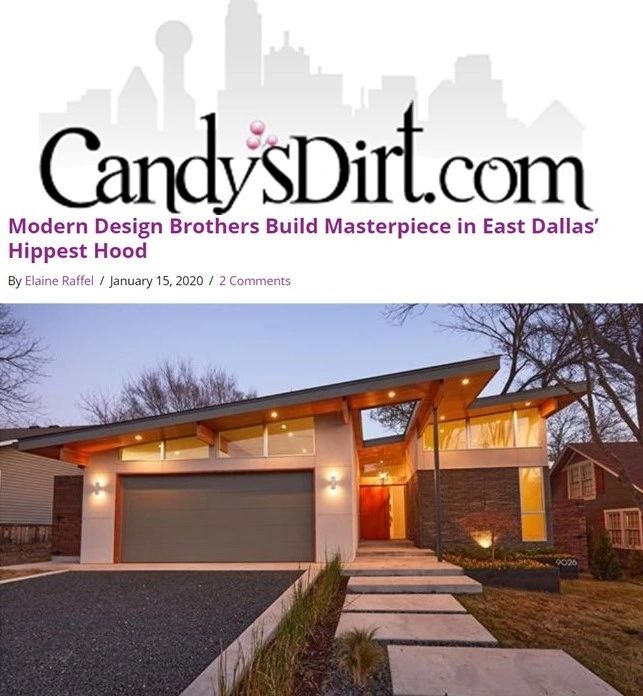 Candy's Dirt: "Modern Design Brothers Build Masterpiece"
